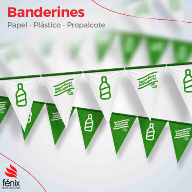 Banderines publicitarios en Medellín 100% personalizables